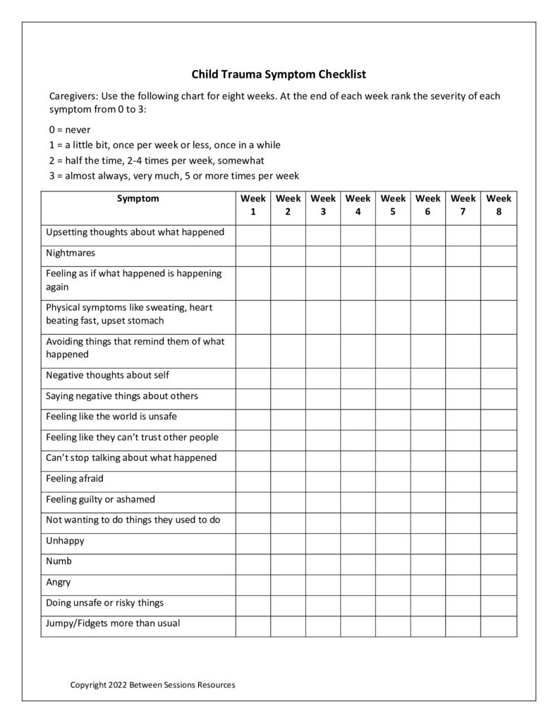 Childhood Trauma Symptom Checklist – The Counseling Store