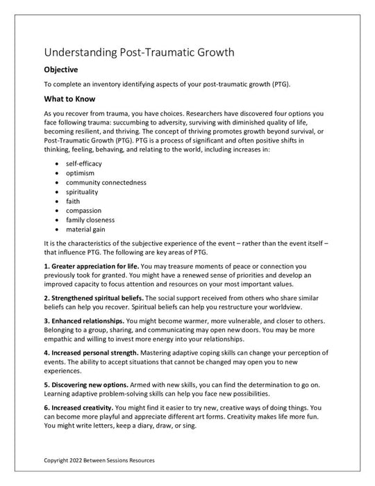 Understanding Post-Traumatic Growth – The Counseling Store