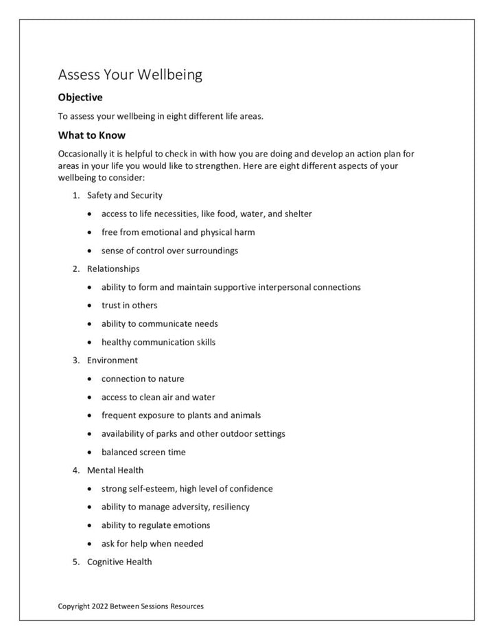 Your Wellness Checkup – The Counseling Store